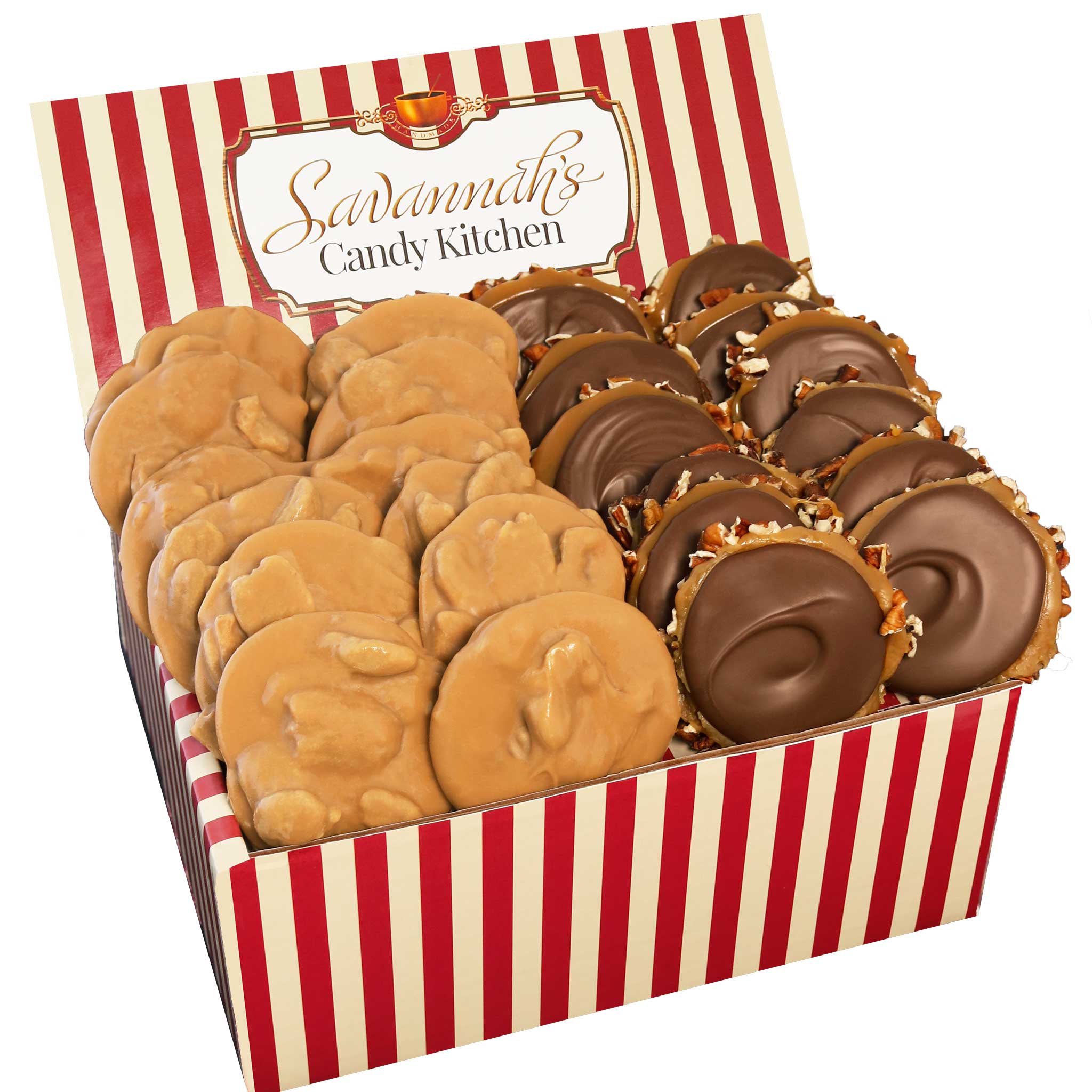 Original Pecan Pralines & Gophers Duo – Savannah’s Candy Kitchen