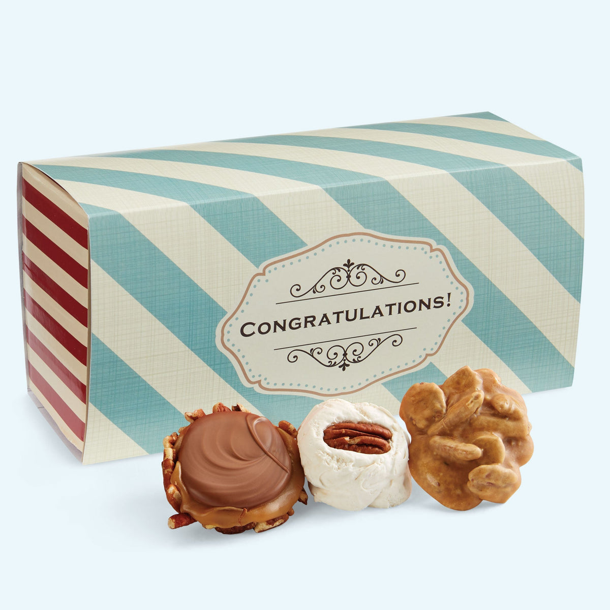 Best Sellers Trio in a Congratulations Gift Box – Savannah’s Candy Kitchen