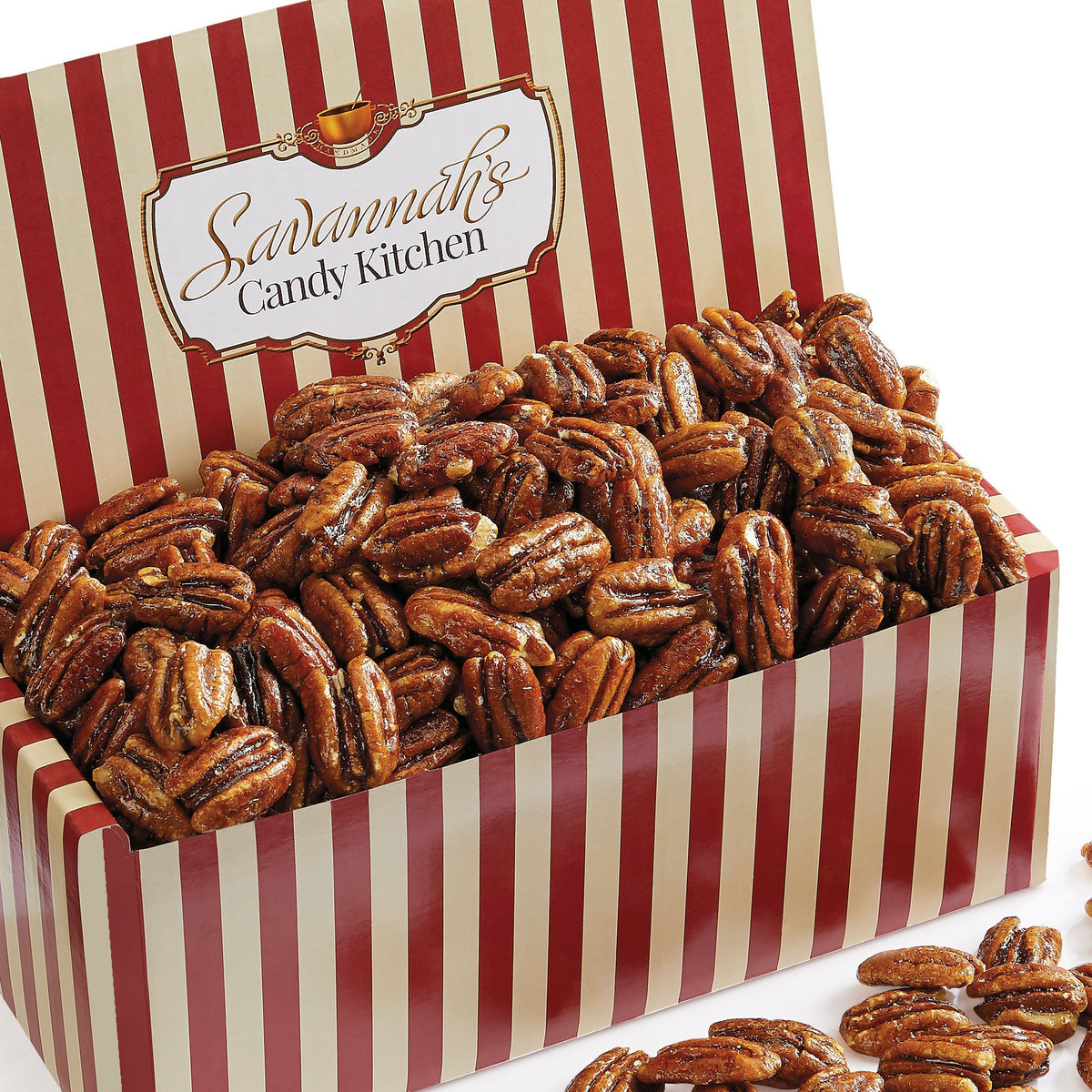 Glazed Pecans | Sweet, Crunchy Southern Snack | Savannah's Candy ...
