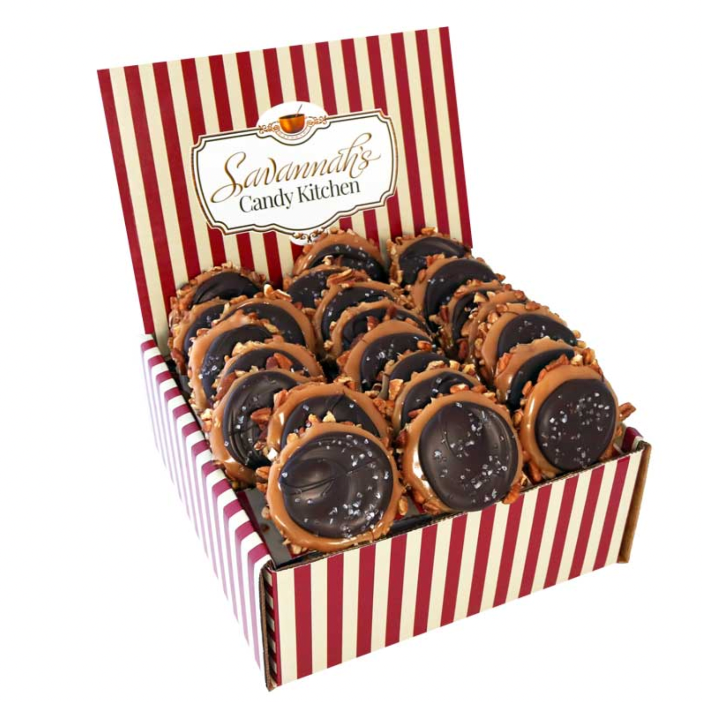 Dark Chocolate Sea Salt Gophers – Savannah’s Candy Kitchen